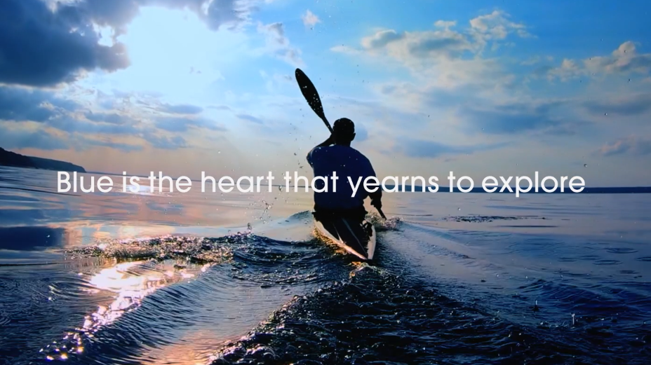 Toyo Tires tribute to color blue.